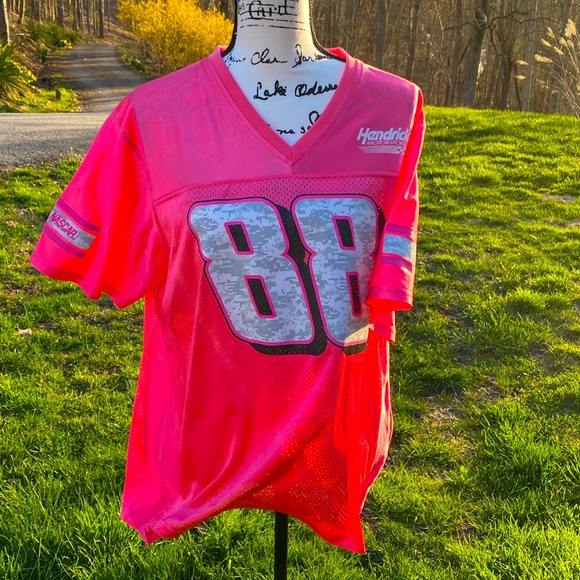 Nascar | Shirts | Dale Earnhardt Junior Pink Number 88 Jersey Size 2 Xl ...